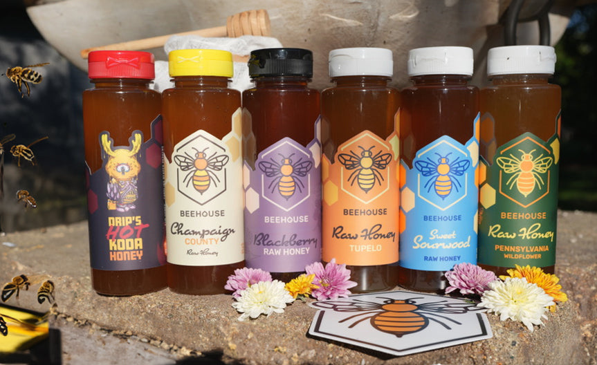 The Complete Set: 6 Unique and Delicious Raw Honeys – BeeHouse.com